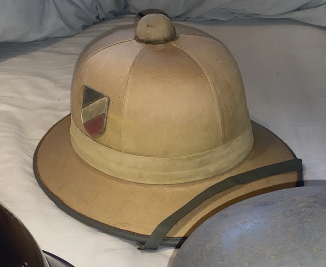 GERMAN WW2 TROPICAL Pith Helmet Africa £208.72 - PicClick UK
