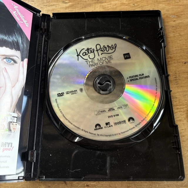 KATY PERRY - The Movie Part Of Me (DVD, 2012) Region 4 Free Post $9.95 ...