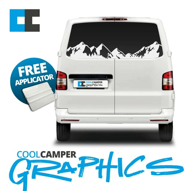VOLKSWAGEN VW TRANSPORTER T4 T5 T6 Camper Van Rear Mountain Stripe ...
