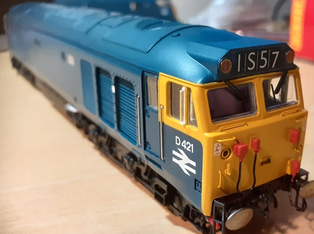 HORNBY CLASS 50 Diesel Locomotive D421 in BR Blue Cat No. R2474 - New £ ...