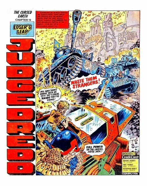 2000AD PROG 79 Cursed Earth Game Brian Bolland Judge Dredd Comic 26 8 ...