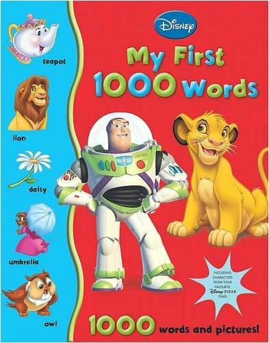 DISNEY FIRST 1000 Words: My Big Book of Wo by Walt Disney Productions ...