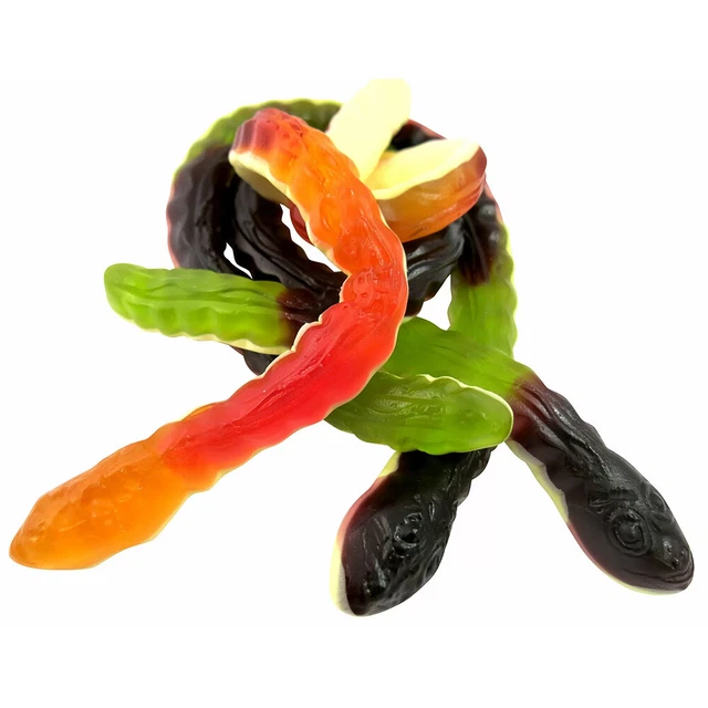 HARIBO YELLOW BELLIES Sweets Giant Snakes Retro Wedding Party Treat ...