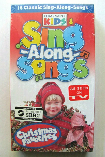CEDARMONT KIDS SING Along Songs Christmas Favorites ~ 2001 VHS Movie ...