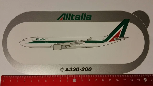 AUFKLEBER/STICKER: AIRBUS A330-200 / Alitalia (11041752) EUR 4,99 ...
