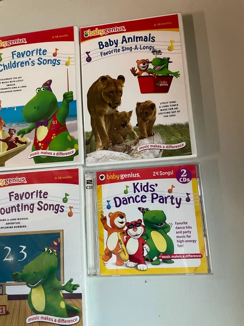 BABY GENIUS DVD lot CD Favorite songs sign a longs nursery rhymes ...
