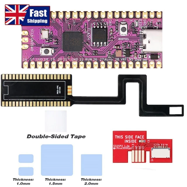 # FOR PICOBOOT FPC Flex with SD2SP2 Adapters GC2SD Card Readers for ...