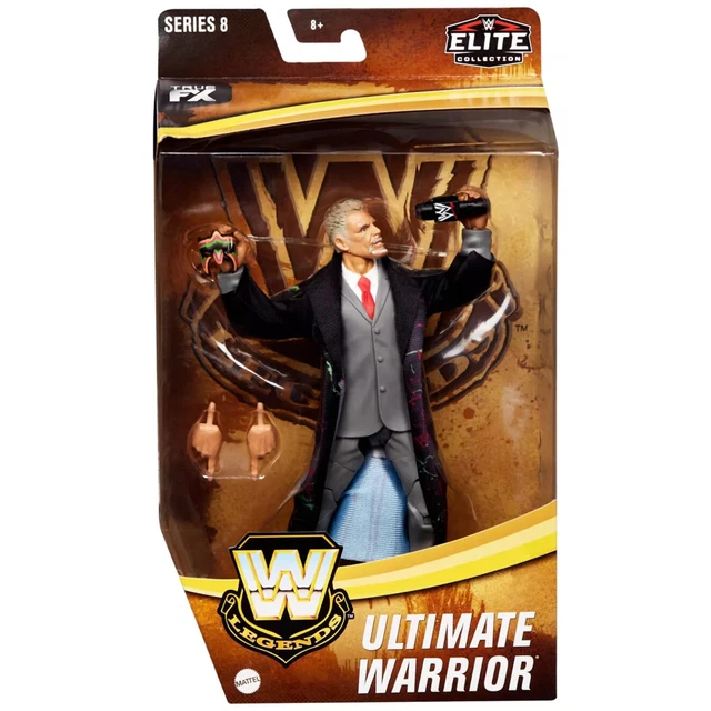 WWE ELITE COLLECTION ULTIMATE WARRIOR Figure Legends Series 8 Mattel ...