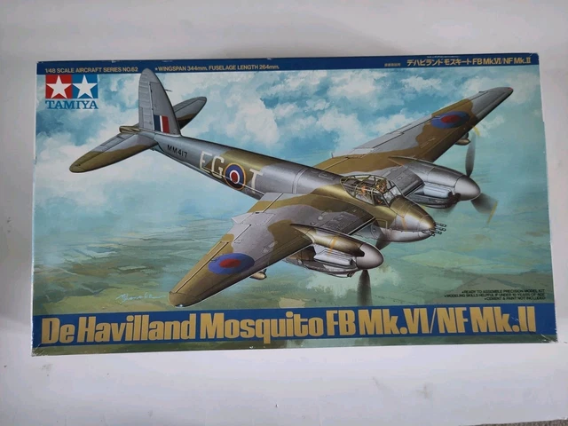 TAMIYA DEHAVILLAND MOSQUITO FB MK.VI/NF MK.II 1:48 Scale Model Kit 61062 £17.35 - PicClick UK