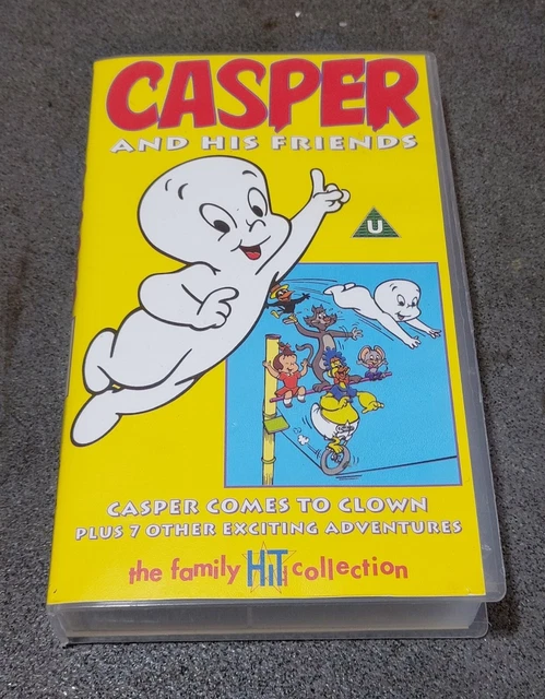 CASPER AND HIS FRIENDS CASPER COMES TO CLOWN RARE COVER VHS Video £8.00 ...