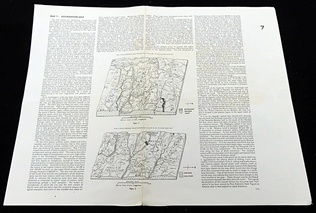 MAP OF JHARKHAND India Dhanbad Burdwan Indian Geomorphology Damodar ...