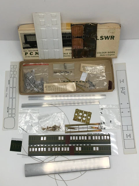 PC MODELS 4MM Scale Coach Kit - 56' Non-Corridor Brake Third £24.99 ...