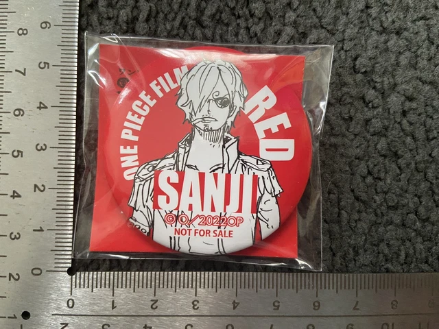 ONE PIECE FILM RED Sanji Promo Can Badge Official Goods Japan £4.99 ...