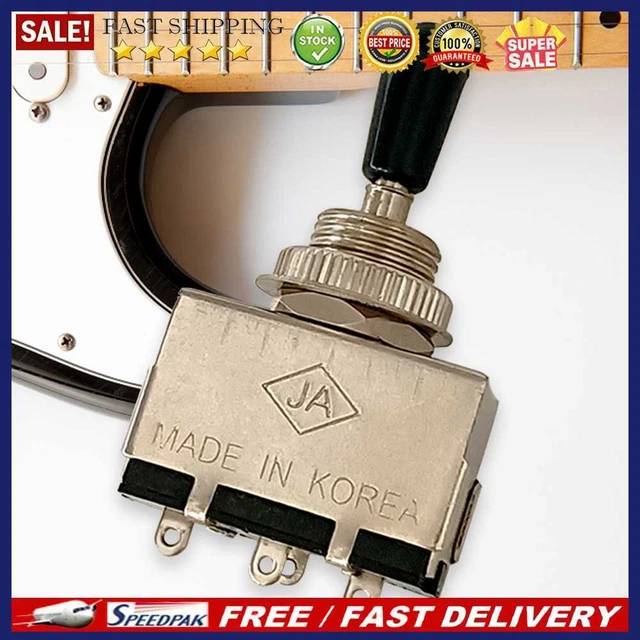 3 WAY GUITAR Pickup Lever Switch Lightweight Metal Toggle Instrument ...