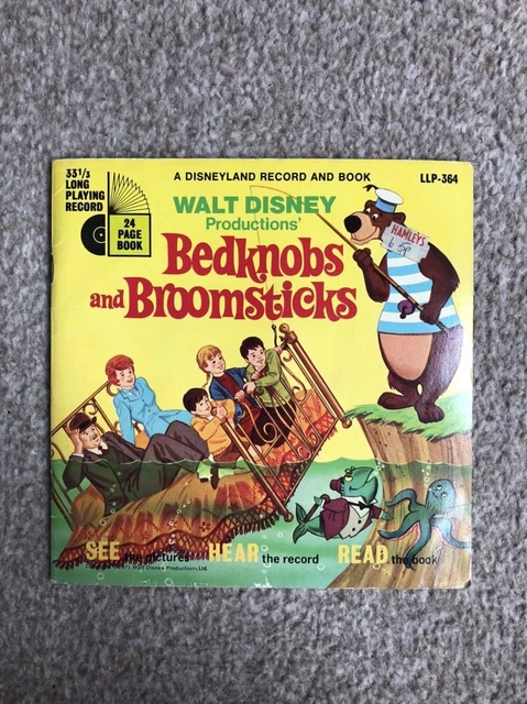 BEDKNOBS AND BROOMSTICKS - CHILDREN’S BOOK / 7” 33 RPM RECORD ...