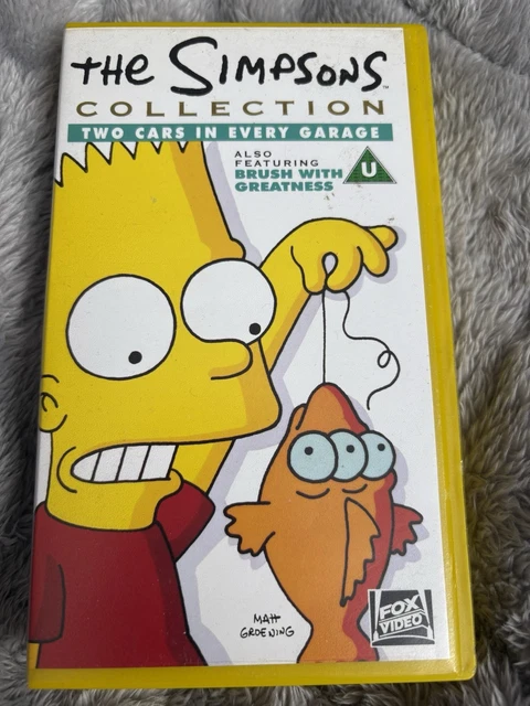 THE SIMPSONS COLLECTION Two Cars in Every Garage, Brush With, VHS/SH ...