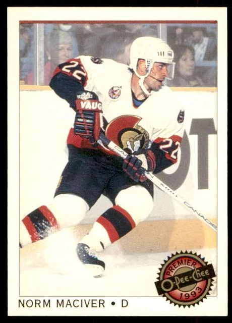 1993-94 O-PEE-CHEE PREMIER Norm Maciver Ottawa Sénators #107 EUR 0,98 - PicClick FR
