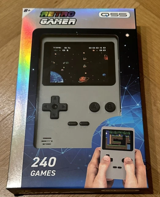 NEU - QSS Retro Gamer 240 in 1 Spielkonsole OVP Handheld (KEIN Game Boy ...