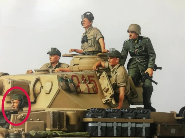 1/35 WWII GERMAN Afrika Korp Panzer Tank Crew (5) - 1098 $25.96 ...