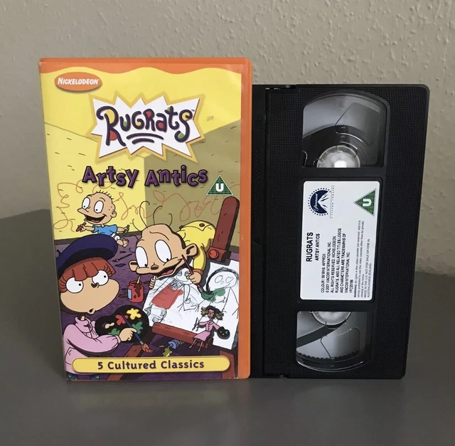 RUGRATS - VHS Video - Artsy Antics - Nickelodeon £2.49 - PicClick UK