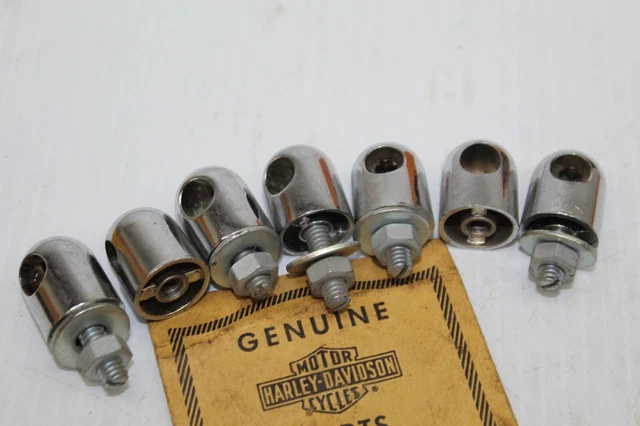 HARLEY KNUCKLEHEAD FLATHEAD Panhead WIndshield Mirror Trim Rail Fender ...