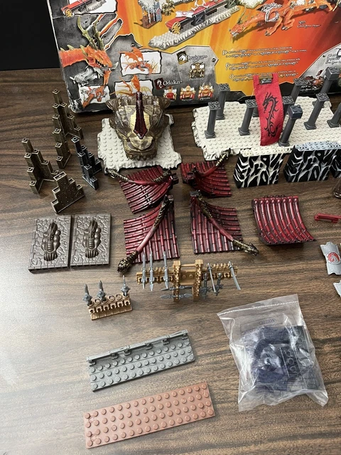 MEGA BLOKS DRAGONS Metal Ages 9812 Odaku Armory Not complete AS IS ...
