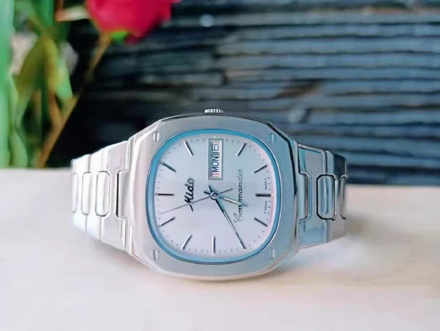 MIDO COMMANDER 8016 Swiss Made Automatic Men's Watch ETA 2836-2 Day ...