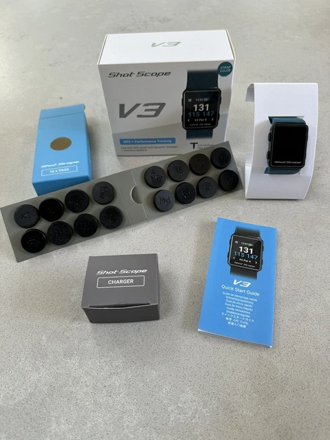 SHOT SCOPE V3 golf gps watch £57.00 - PicClick UK