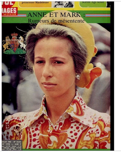 POINT DE VUE 1773 Karim Aga Khan Anne Mark Angleterre Madeleine Suede ...