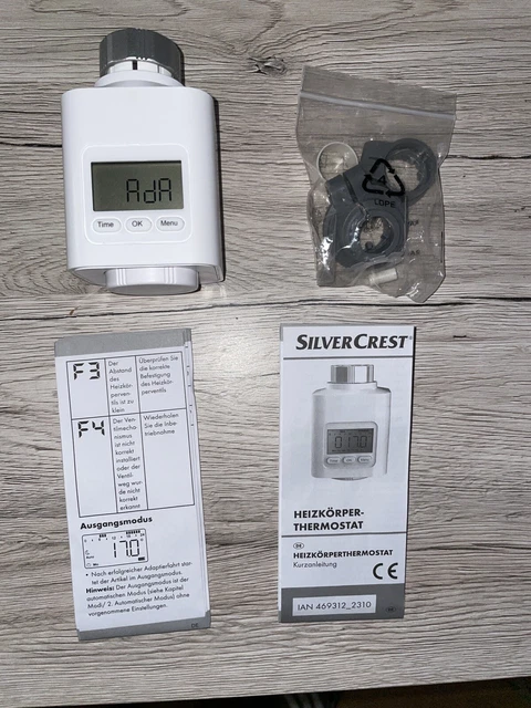 SILVERCREST® HEIZKÖRPERTHERMOSTAT PROGRAMMIERBAR Heizung Ventil ...