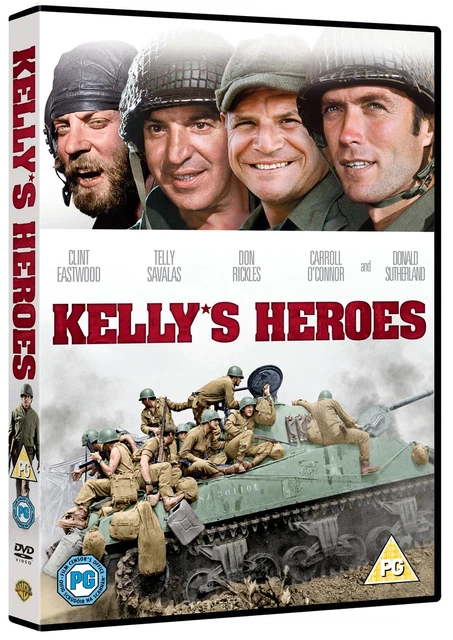 KELLY'S HEROES (DVD) Carroll O'Connor Clint Eastwood Don Rickles Telly ...