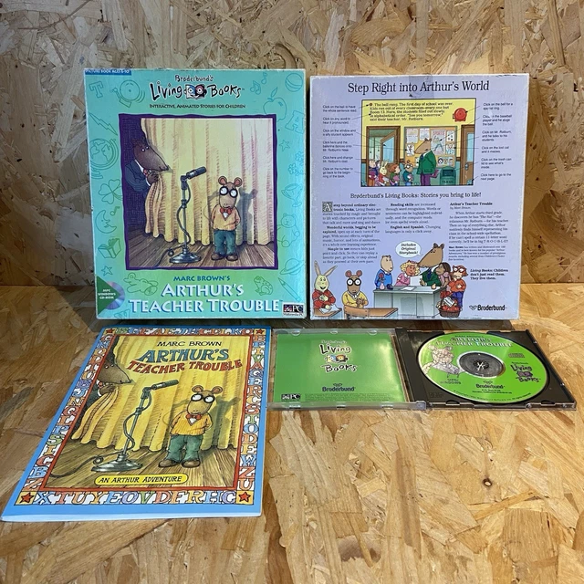 VINTAGE LIVING BOOKS: Arthur’s Teacher Trouble Interactive Story - CD-Rom & Book £24.99 ...