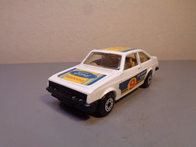 MATCHBOX LESNEY SUPERFAST No MB9C VINTAGE FORD ESCORT RS2000 MINT ...