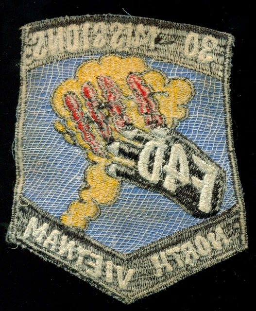 USAF 13TH TACTICAL Fighter Squadron F-4D 30 missions Nord Vietnam patch ...