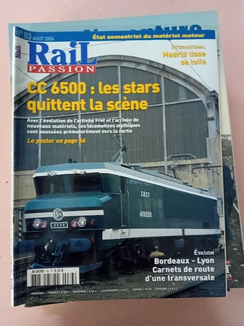 REVUE RAIL PASSION N° 83 | Bon état EUR 4,00 - PicClick FR