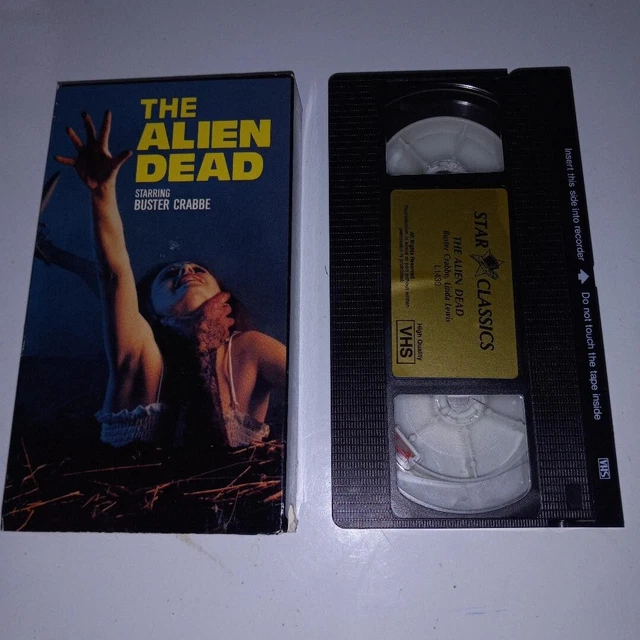 THE ALIEN DEAD VHS Horror VHS 1989 Rare The Evil Dead Star Classics £33 ...