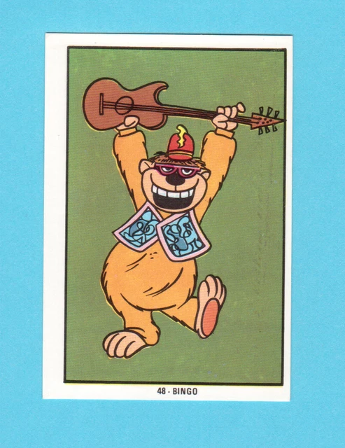 THE BANANA SPLITS TV Show Vintage 1973 Hanna Barbera Spanish Card Bingo ...