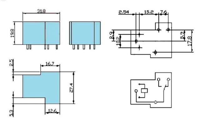 RELAIS TYP SLA-12VDC-SL-C 12V 1RT 30A/240Vac RLSLA12 EUR 4,40 - PicClick DE