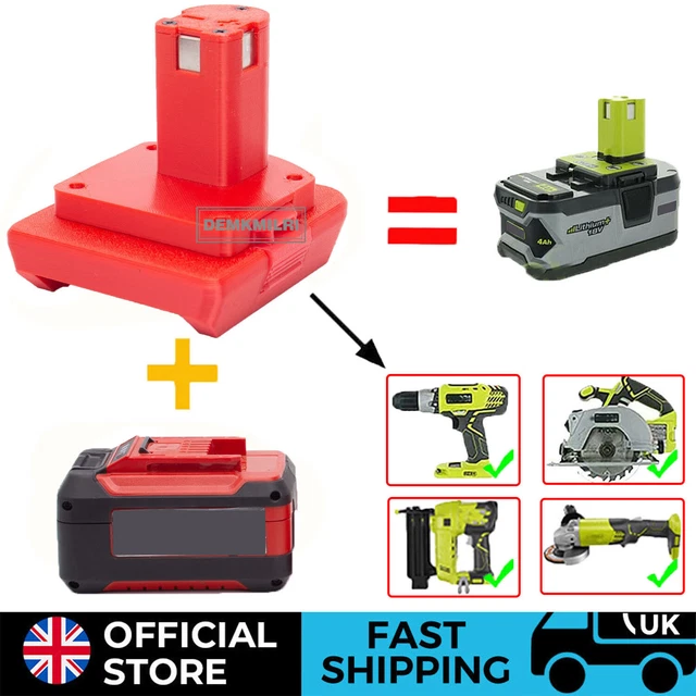 ADAPTER FOR EINHELL 18V Battery Adapter to For Ryobi 18V 20V Cordless ...