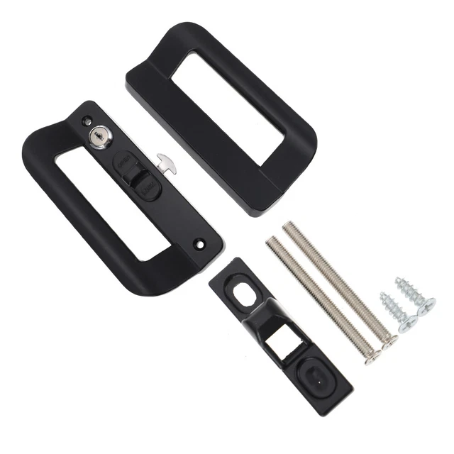 HEAVY DUTY DOOR Handle Pull Flush Sliding Lock American Style £22.55 ...