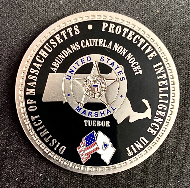 USMS UNITED STATES Marshal Service / Protective Intelligence Unit Coin ...