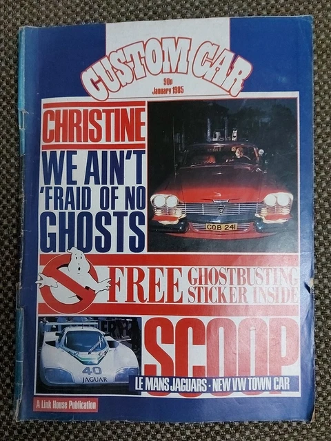 Rare Custom Car Magazine August 1989 Ghost Busters Christine Plymouth