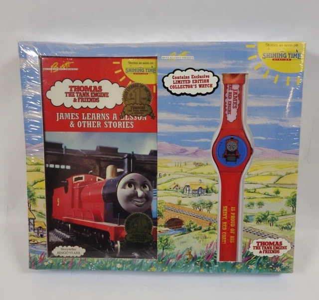 THOMAS THE TANK Engine & Friends Wrist Watch & VHS Gift Set NIB NEW ...