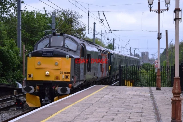 PHOTO CLASS 37 Loco No 37800 Down Ecs Movement £1.85 - PicClick UK