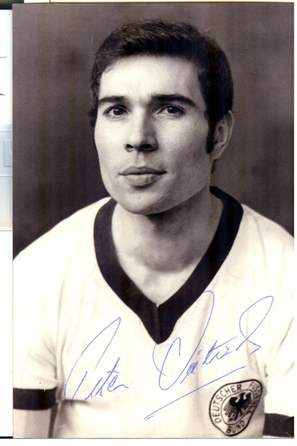 PETER DIETRICH DFB Nationalspieler Foto mit Original Autogramm In ...