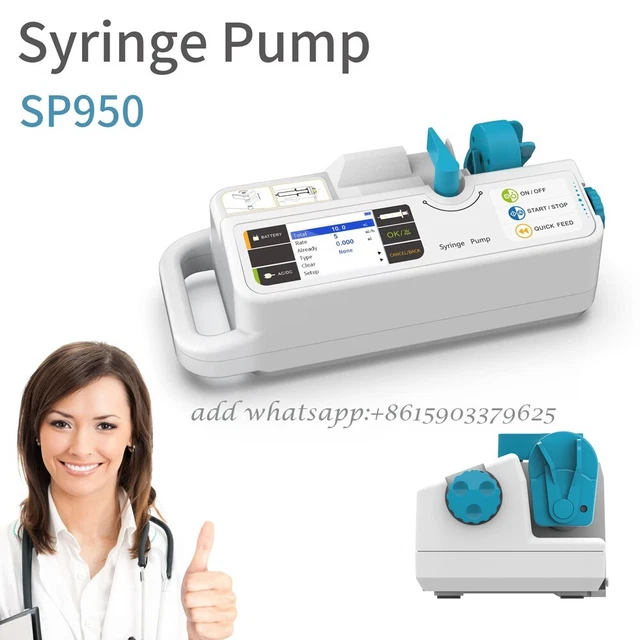 MEDICAL ACCURATE SYRINGE Infusion Pump Standard IV Fluid Injection ...