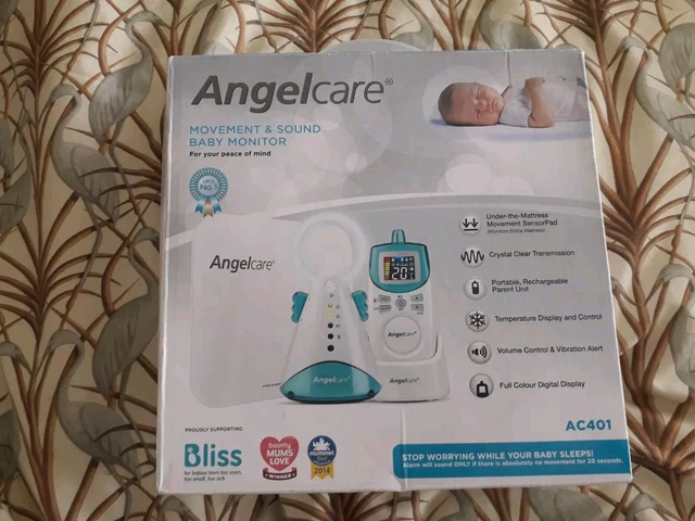 ANGELCARE AC401 MOVEMENT & Sound Baby Monitor Digital Colour Display ...