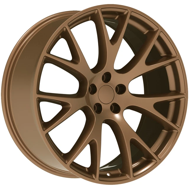 PERFORMANCE REPLICAS PR161 Hellcat 22x9.5 5x115 +18mm Copper Wheel Rim ...