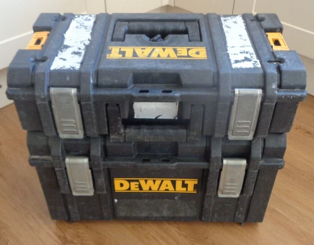DEWALT TOUGHSYSTEM DS300 DS150 Empty Storage Case Stacking Tool Box x 2 £29.99 - PicClick UK