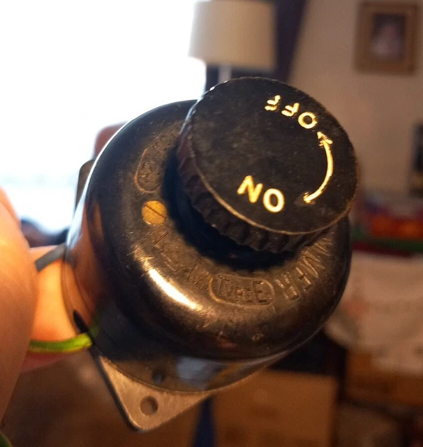 ORIGINAL WW2 BAKELITE RAF Aircraft Cockpit Type E Dimmer Switch Ref 5/c ...